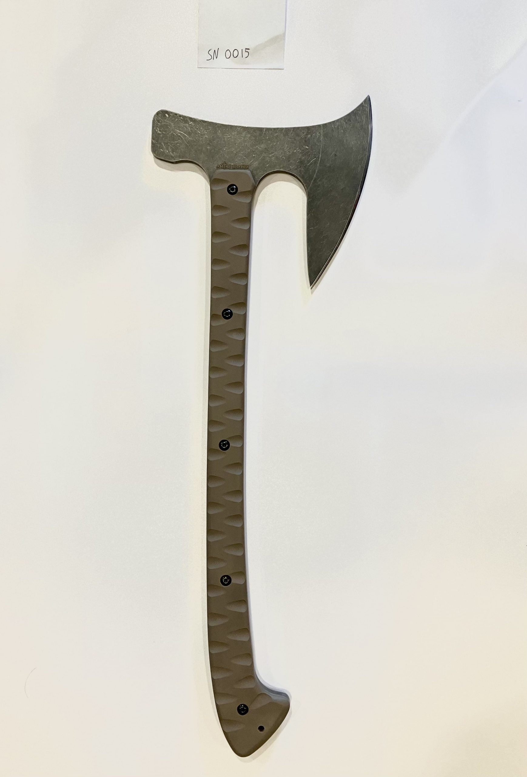 Secret Amtac Blades Battle Axe - Black Stonewash with Earth Brown ...